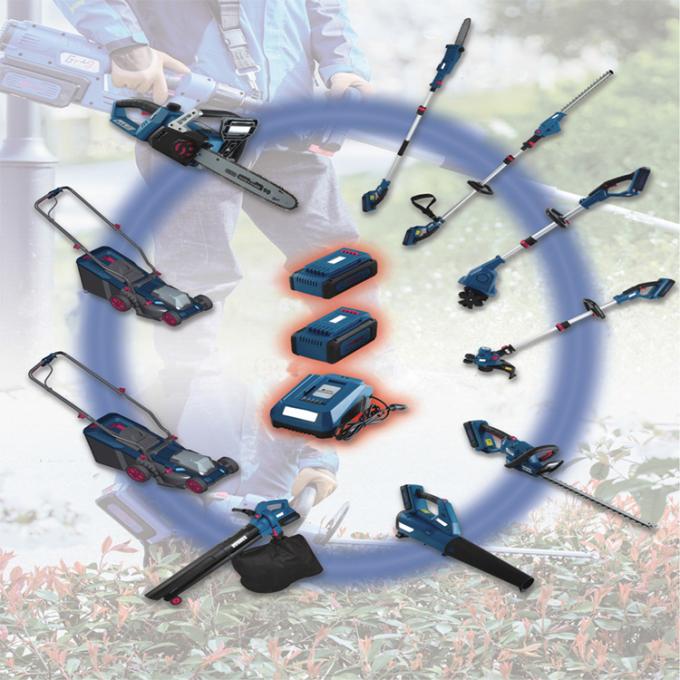 550mm 36V Long Pole Hedge Trimmer Cordless Lightweight Long Cutter Bar ...