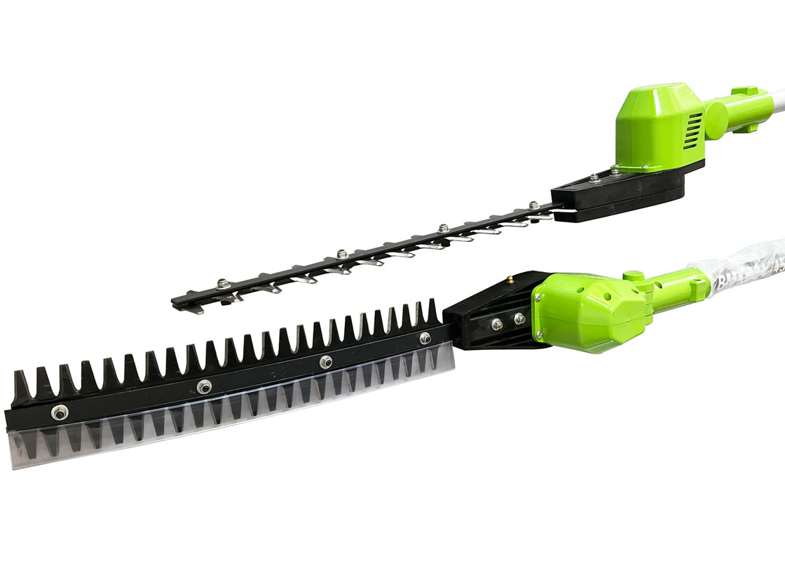 550mm 36V Long Pole Hedge Trimmer Cordless Lightweight Long Cutter Bar ...