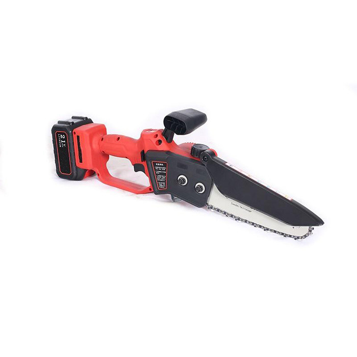 2000W Electric Portable Chain Saw 21V Rechargeable Battery For Bushes ...